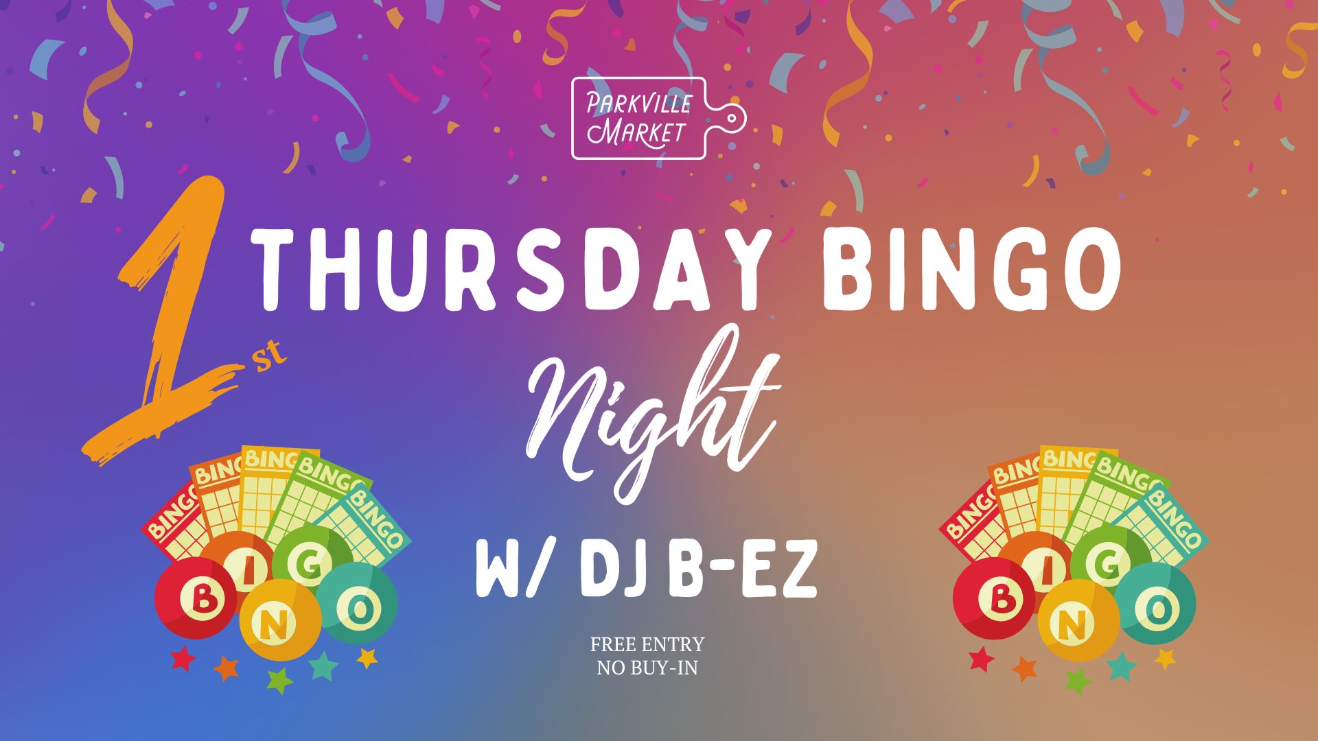 1st Thursday Bingo Night - Parkville Market